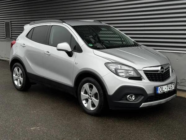 Grey Opel Mokka 2016 in Riga, with an engine capacity of 1.60 L and mileage of 124 thousand km for 7300 €, photo 7 on AUTOMOTO.COM.LV