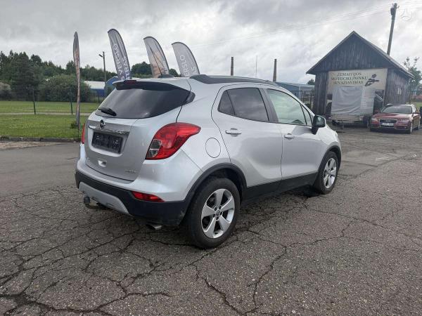 Grey Opel Mokka 2016 in Plunge, with an engine capacity of 1.40 L and mileage of 223 thousand km for 7950 €, photo 4 on AUTOMOTO.COM.LV