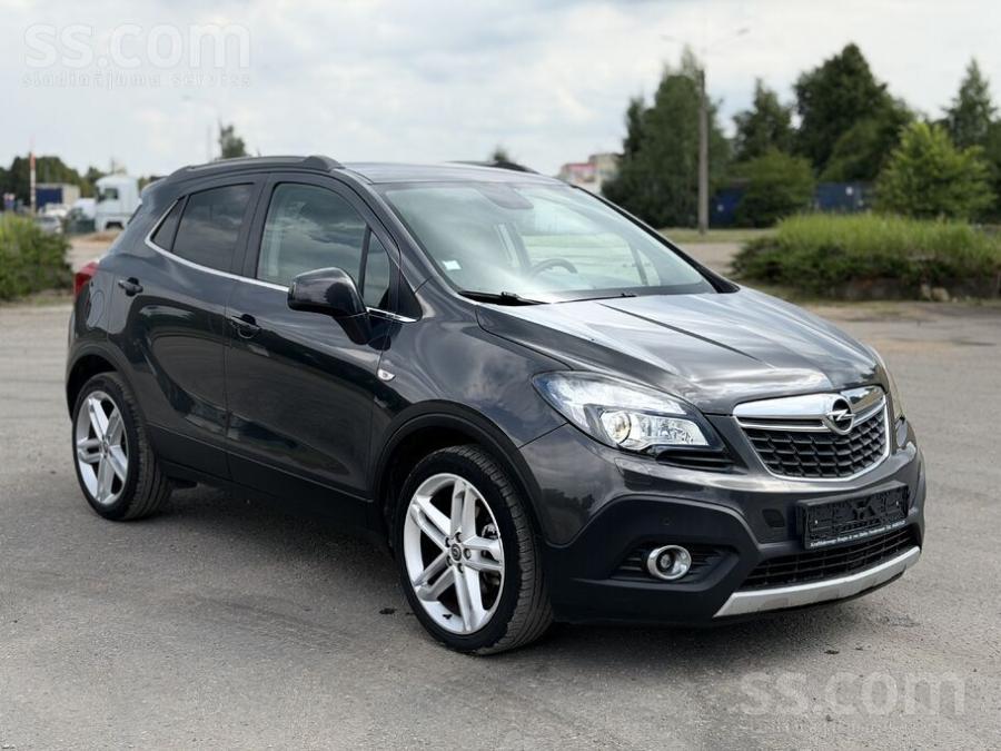 Grey Opel Mokka 2016 in Ogre, with an engine capacity of 1.60 L and mileage of 212 thousand km for 7590 €, photo 4 on AUTOMOTO.COM.LV