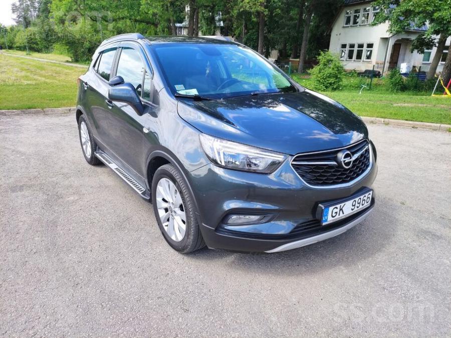 Pelēks Opel Mokka 2018 Rīga, ar dzinēja tilpumu 1.60 L un nobraukumu 93 tūkst. km par 12300 €, foto 2 vietnē AUTOMOTO.COM.LV