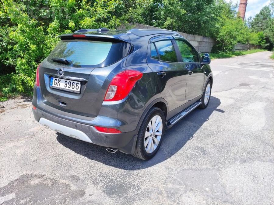 Pelēks Opel Mokka 2018 Rīga, ar dzinēja tilpumu 1.60 L un nobraukumu 93 tūkst. km par 12300 €, foto 6 vietnē AUTOMOTO.COM.LV