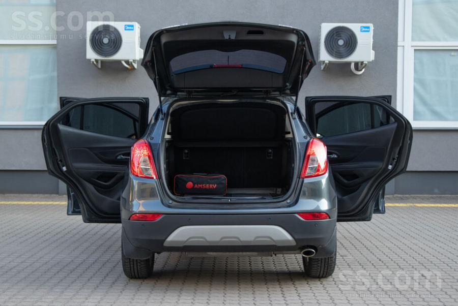 Grey Opel Mokka 2018 in Riga, with an engine capacity of 1.40 L and mileage of 124 thousand km for 8500 €, photo 8 on AUTOMOTO.COM.LV