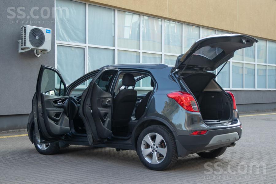 Grey Opel Mokka 2018 in Riga, with an engine capacity of 1.40 L and mileage of 124 thousand km for 8500 €, photo 11 on AUTOMOTO.COM.LV