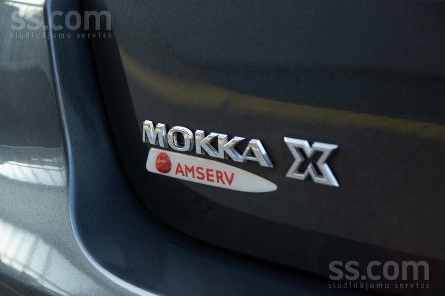 Grey Opel Mokka 2018 in Riga, with an engine capacity of 1.40 L and mileage of 124 thousand km for 8500 €, photo 19 on AUTOMOTO.COM.LV