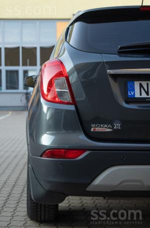 Grey Opel Mokka 2018 in Riga, with an engine capacity of 1.40 L and mileage of 124 thousand km for 8500 €, photo 34 on AUTOMOTO.COM.LV