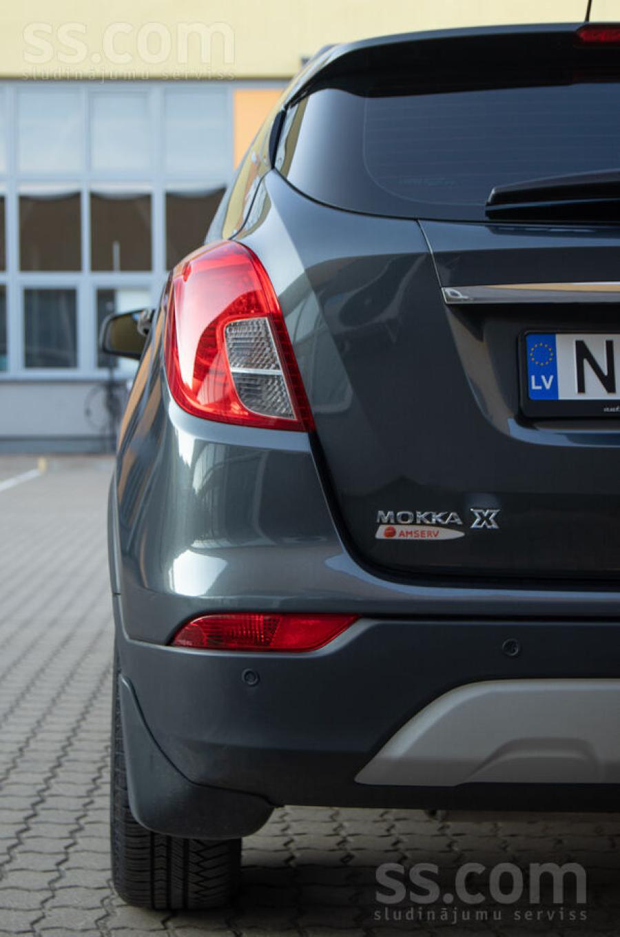 Grey Opel Mokka 2018 in Riga, with an engine capacity of 1.40 L and mileage of 124 thousand km for 8500 €, photo 34 on AUTOMOTO.COM.LV
