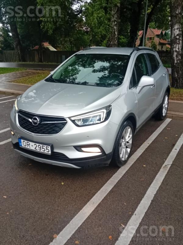 Grey Opel Mokka 2018 in Riga, with an engine capacity of 1.60 L and mileage of 70 thousand km for 10850 €, photo 2 on AUTOMOTO.COM.LV