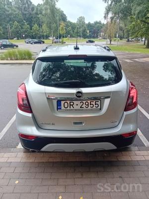 Grey Opel Mokka 2018 in Riga, with an engine capacity of 1.60 L and mileage of 70 thousand km for 10850 €, photo 6 on AUTOMOTO.COM.LV