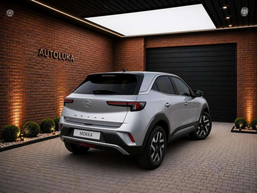 Grey Opel Mokka 2023 in Marijampole, with an engine capacity of 1.20 L and mileage of 24 thousand km for 16698 €, photo 5 on AUTOMOTO.COM.LV