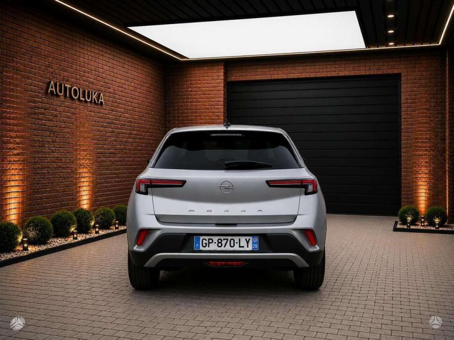 Grey Opel Mokka 2023 in Marijampole, with an engine capacity of 1.20 L and mileage of 24 thousand km for 16577 €, photo 7 on AUTOMOTO.COM.LV