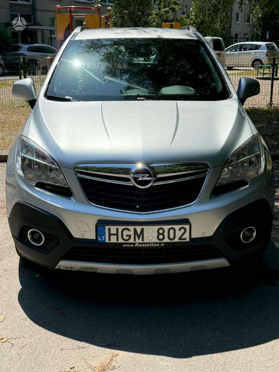 Grey Opel Mokka 2014 in Vilnius, with an engine capacity of 1.60 L and mileage of 109 thousand km for 6500 €, photo 10 on AUTOMOTO.COM.LV