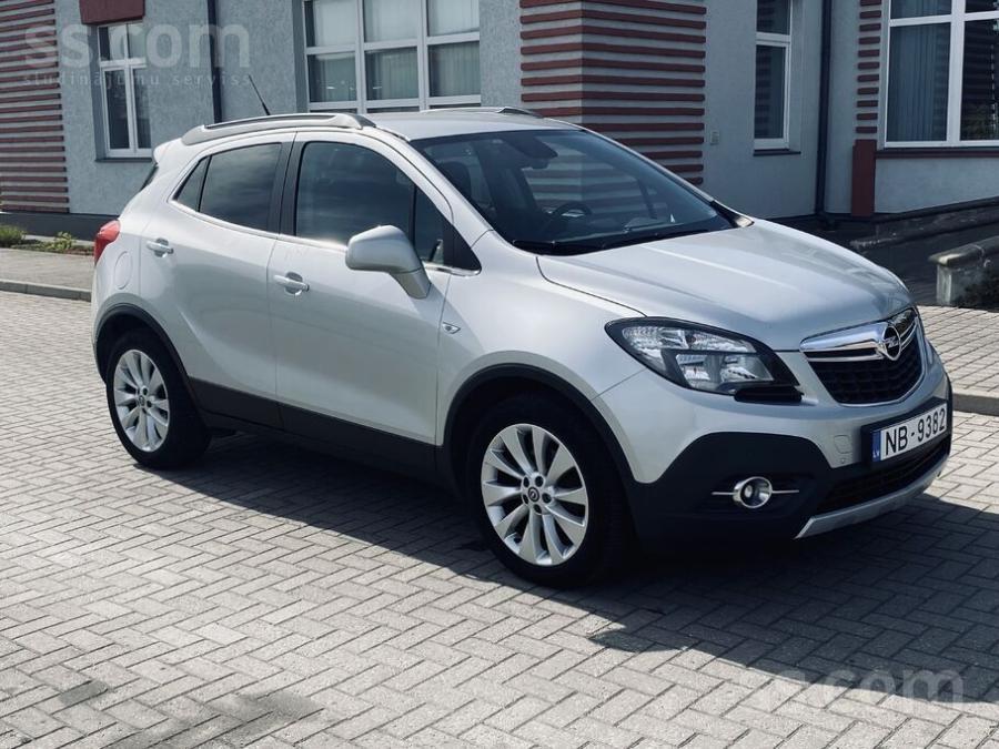 Grey Opel Mokka 2015 in Ventspils, with an engine capacity of 1.60 L and mileage of 208 thousand km for 7200 €, photo 4 on AUTOMOTO.COM.LV