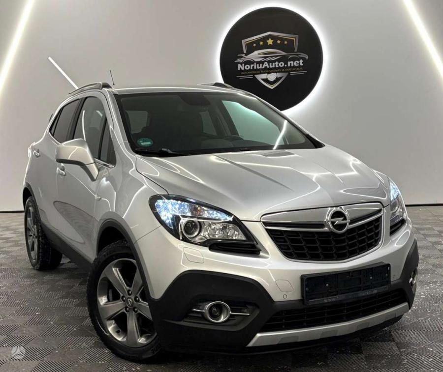Grey Opel Mokka 2013 in Marijampole, with an engine capacity of 1.69 L and mileage of 249 thousand km for 7250 €, photo 1 on AUTOMOTO.COM.LV