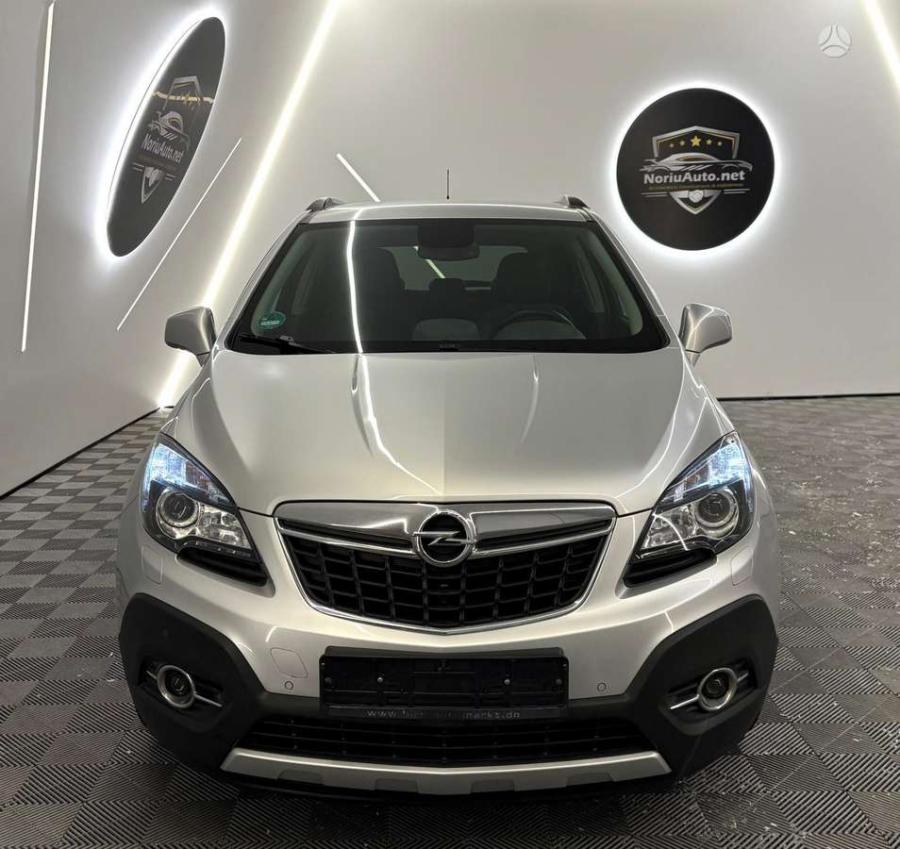 Grey Opel Mokka 2013 in Marijampole, with an engine capacity of 1.69 L and mileage of 249 thousand km for 7250 €, photo 5 on AUTOMOTO.COM.LV
