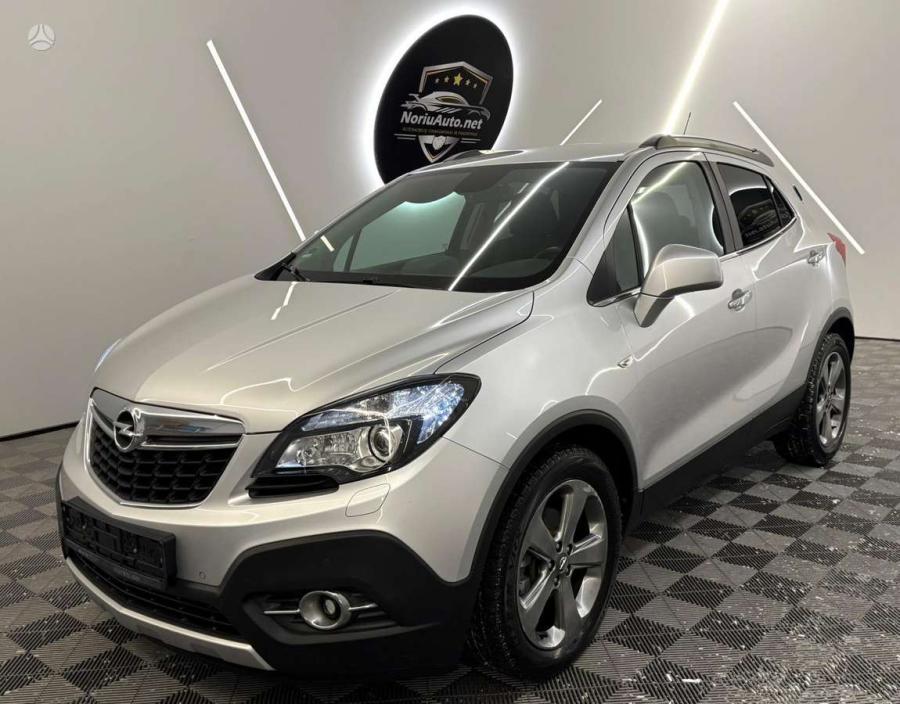 Grey Opel Mokka 2013 in Marijampole, with an engine capacity of 1.69 L and mileage of 249 thousand km for 7250 €, photo 25 on AUTOMOTO.COM.LV