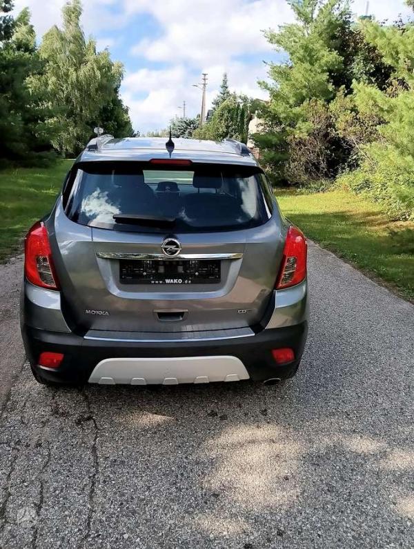 Pelēks Opel Mokka 2013 Ukmergė, ar dzinēja tilpumu 1.70 L un nobraukumu 228 tūkst. km par 6390 €, foto 6 vietnē AUTOMOTO.COM.LV