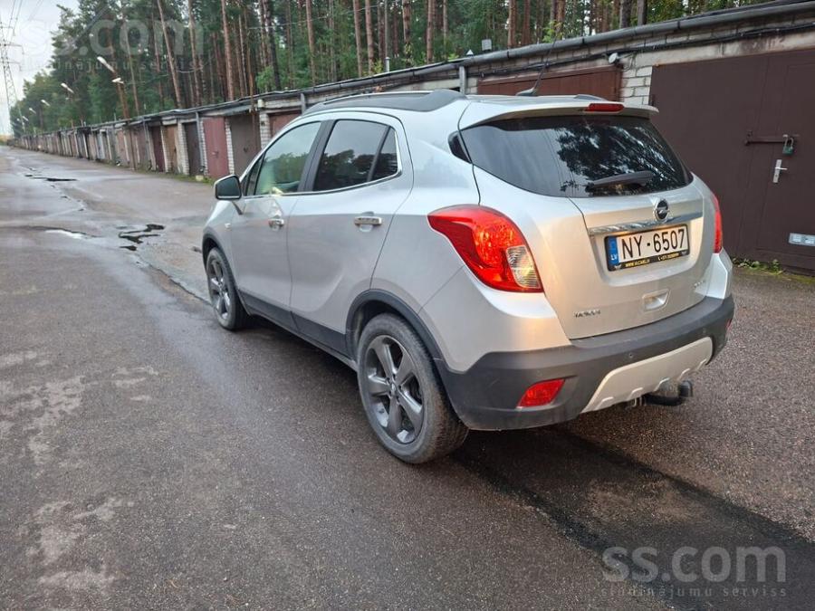 Pelēks Opel Mokka 2013 Rīga, ar dzinēja tilpumu 1.70 L un nobraukumu 207 tūkst. km par 5000 €, foto 4 vietnē AUTOMOTO.COM.LV