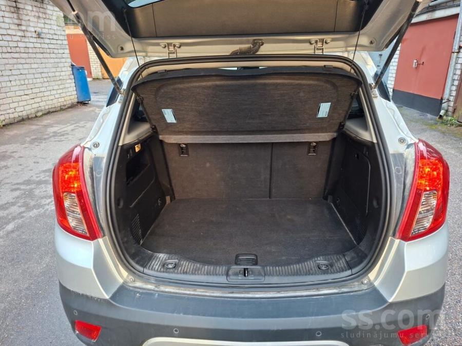 Pelēks Opel Mokka 2013 Rīga, ar dzinēja tilpumu 1.70 L un nobraukumu 207 tūkst. km par 5000 €, foto 17 vietnē AUTOMOTO.COM.LV