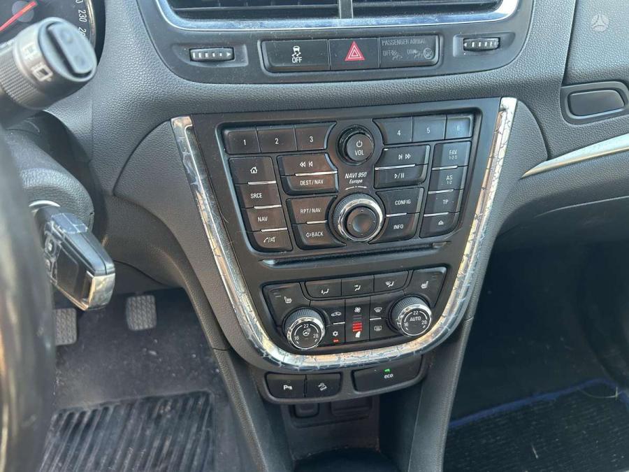 Pelēks Opel Mokka 2014 Tauragė, ar dzinēja tilpumu 1.69 L un nobraukumu 166 tūkst. km par 4700 €, foto 12 vietnē AUTOMOTO.COM.LV