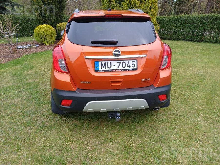 Oranžs Opel Mokka 2014 Bauska, ar dzinēja tilpumu 1.70 L un nobraukumu 225 tūkst. km par 6100 €, foto 3 vietnē AUTOMOTO.COM.LV