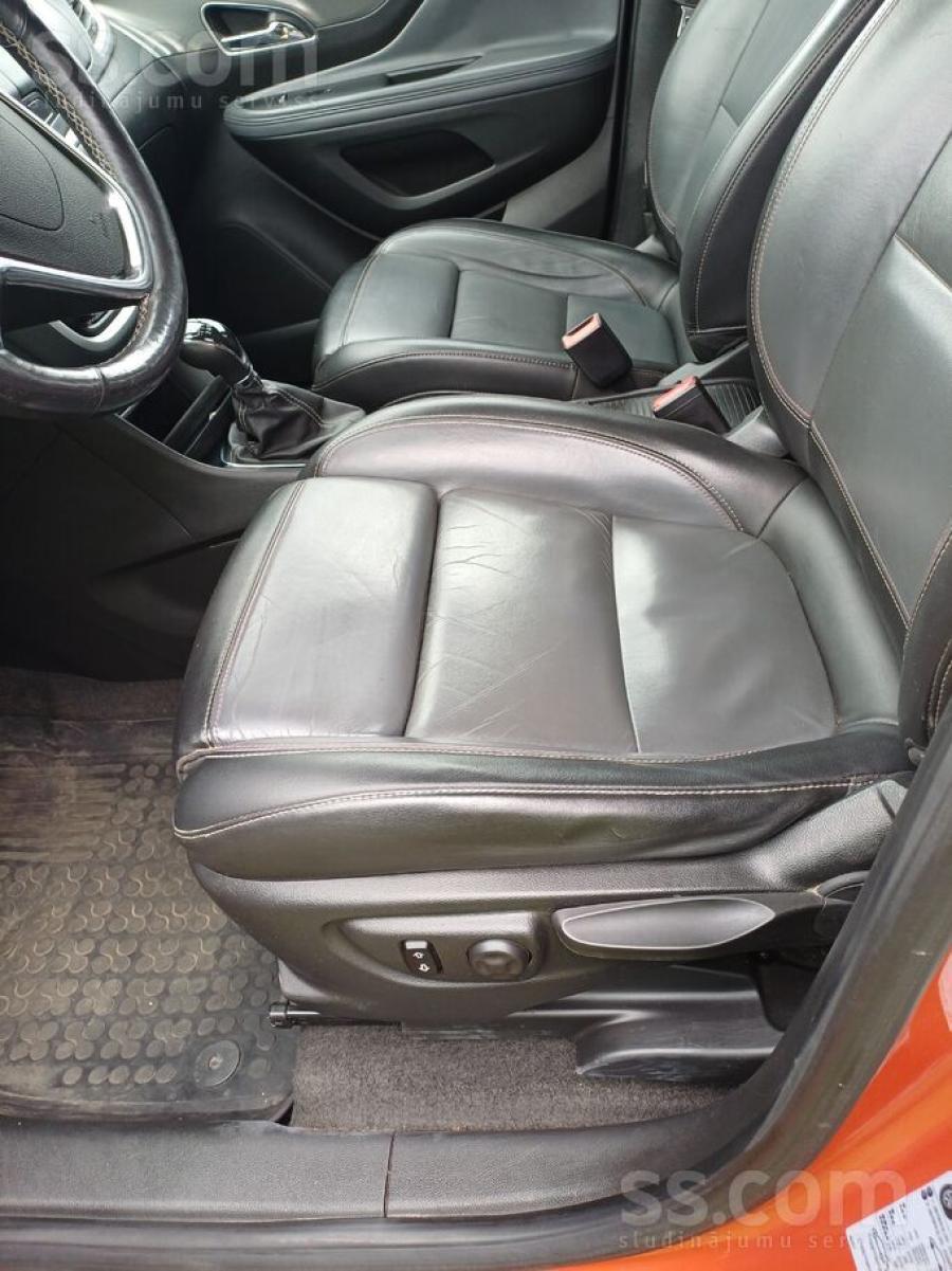 Oranžs Opel Mokka 2014 Bauska, ar dzinēja tilpumu 1.70 L un nobraukumu 225 tūkst. km par 6100 €, foto 7 vietnē AUTOMOTO.COM.LV