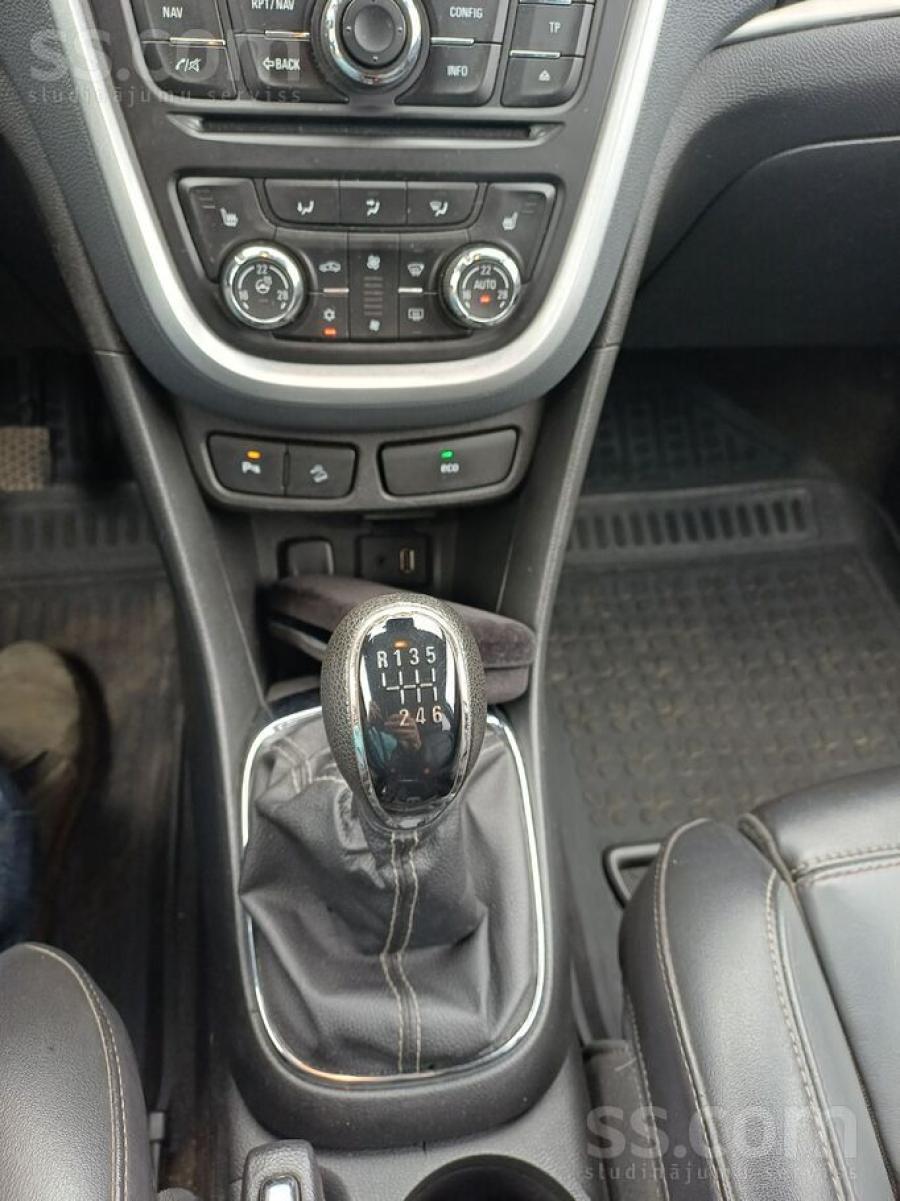 Oranžs Opel Mokka 2014 Bauska, ar dzinēja tilpumu 1.70 L un nobraukumu 225 tūkst. km par 6100 €, foto 11 vietnē AUTOMOTO.COM.LV