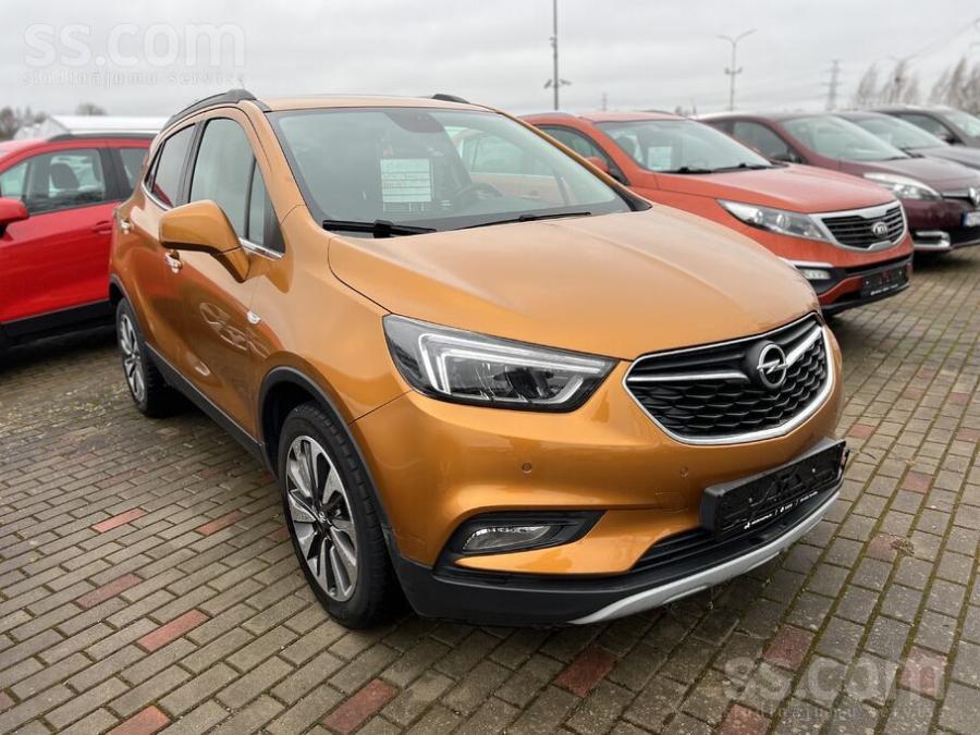 Orange Opel Mokka 2017 in Talsi, with an engine capacity of 1.60 L and mileage of 148 thousand km for 13790 €, photo 3 on AUTOMOTO.COM.LV
