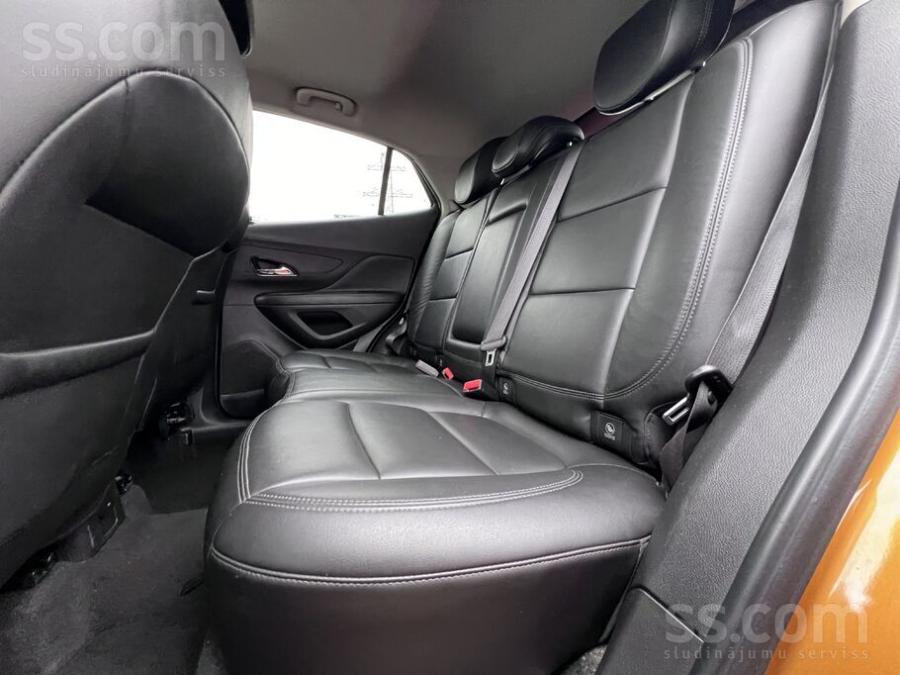 Orange Opel Mokka 2017 in Talsi, with an engine capacity of 1.60 L and mileage of 148 thousand km for 13790 €, photo 21 on AUTOMOTO.COM.LV