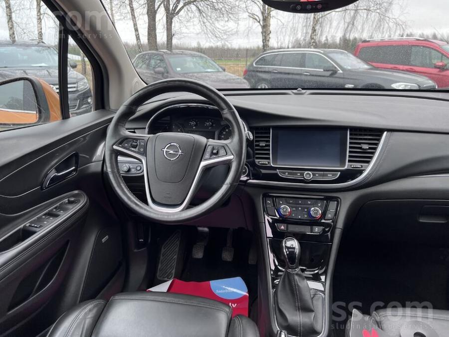 Orange Opel Mokka 2017 in Talsi, with an engine capacity of 1.60 L and mileage of 148 thousand km for 13790 €, photo 23 on AUTOMOTO.COM.LV