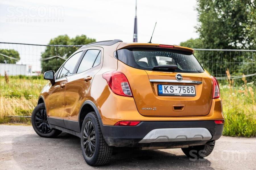 Oranžs Opel Mokka 2017 Rīga, ar dzinēja tilpumu 1.60 L un nobraukumu 131 tūkst. km par 7990 €, foto 5 vietnē AUTOMOTO.COM.LV