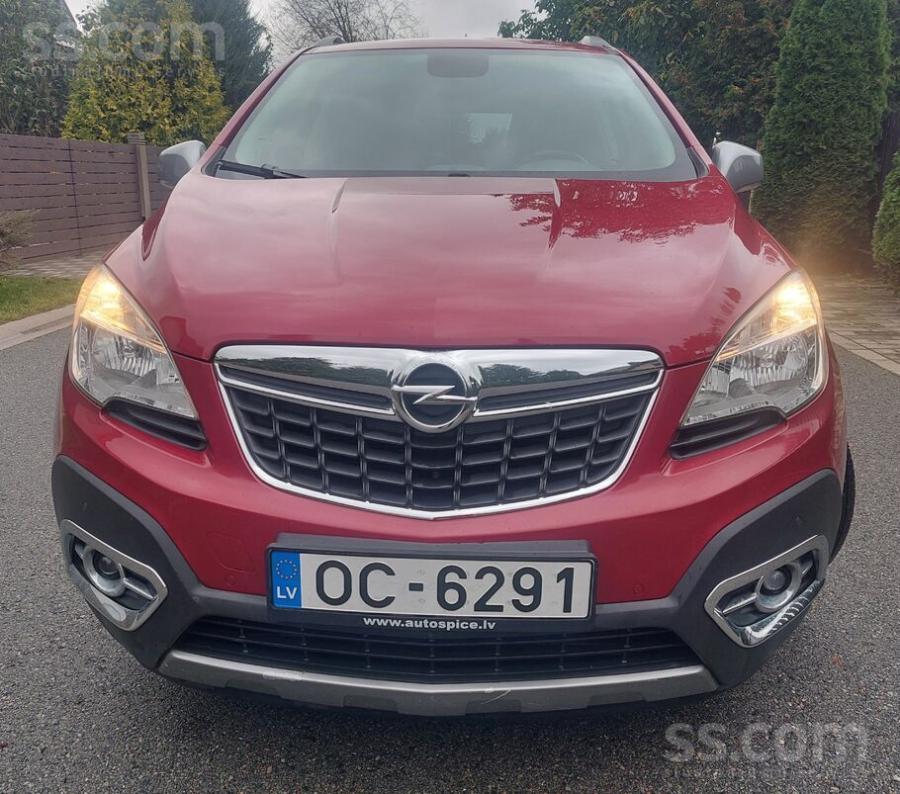 Красный Опель Mokka 2013 в Рига, объемом двигателя 1.70 л и пробегом 0 тыс. км за 6395 €, фото 1 на AUTOMOTO.COM.LV