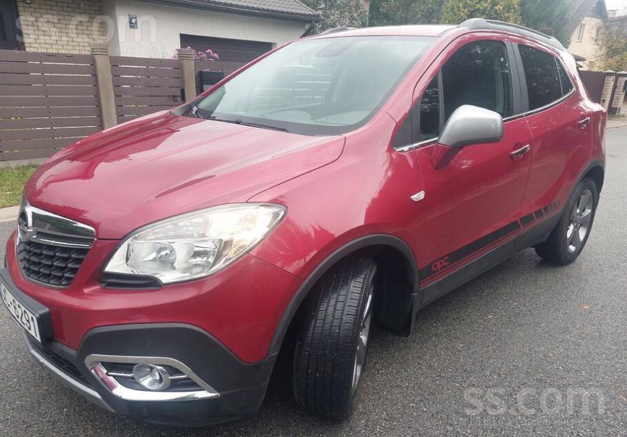 Red Opel Mokka 2013 in Riga, with an engine capacity of 1.70 L and mileage of 0 thousand km for 6395 €, photo 3 on AUTOMOTO.COM.LV