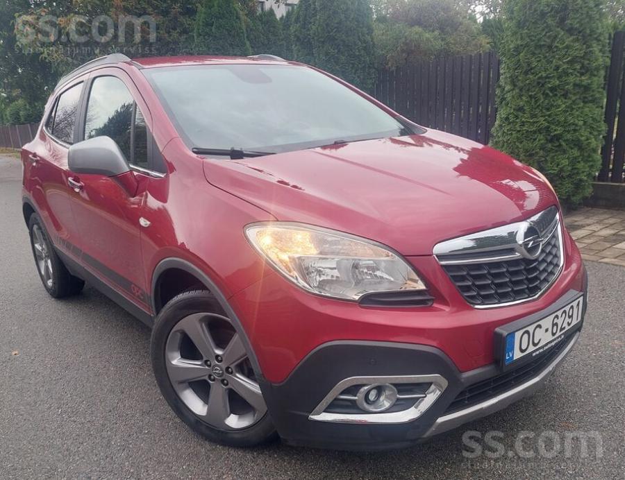 Red Opel Mokka 2013 in Riga, with an engine capacity of 1.70 L and mileage of 0 thousand km for 6395 €, photo 4 on AUTOMOTO.COM.LV