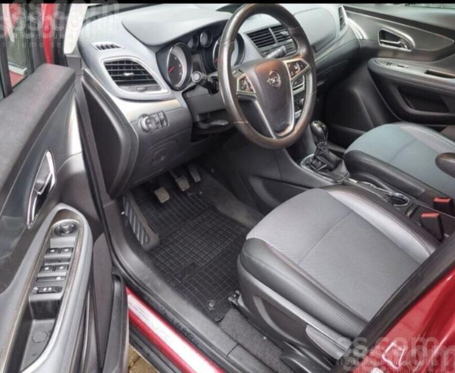 Red Opel Mokka 2013 in Riga, with an engine capacity of 1.70 L and mileage of 0 thousand km for 6395 €, photo 13 on AUTOMOTO.COM.LV