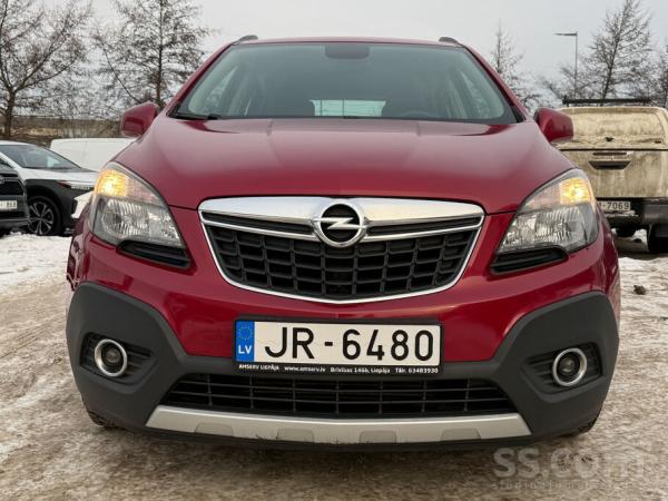 Red Opel Mokka 2014 in Liepaja, with an engine capacity of 1.40 L and mileage of 112 thousand km for 8200 €, photo 7 on AUTOMOTO.COM.LV