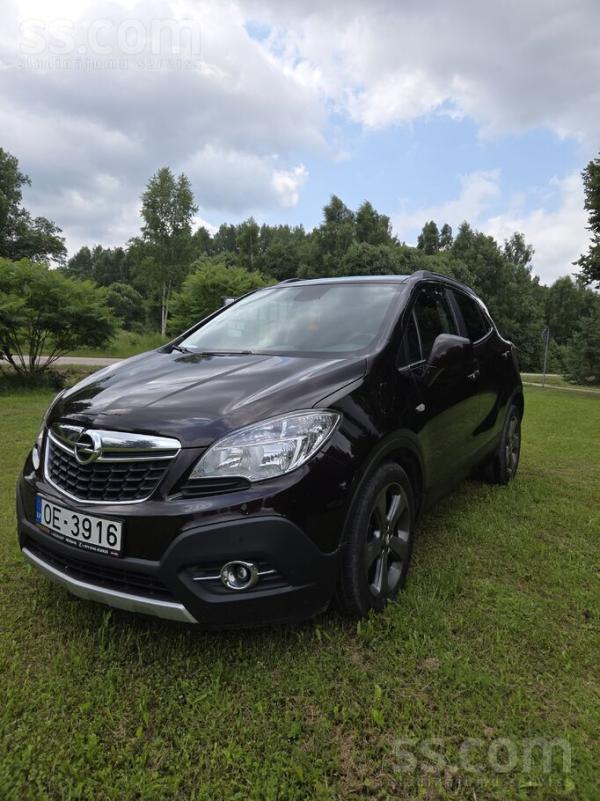 Sarkans Opel Mokka 2014 Rēzekne, ar dzinēja tilpumu 1.70 L un nobraukumu 195 tūkst. km par 7200 €, foto 2 vietnē AUTOMOTO.COM.LV