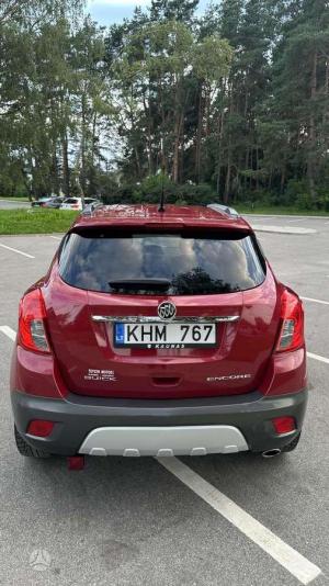 Красный Опель Mokka 2014 в Каунас, объемом двигателя 1.40 л и пробегом 138 тыс. км за 6610 €, фото  на AUTOMOTO.COM.LV