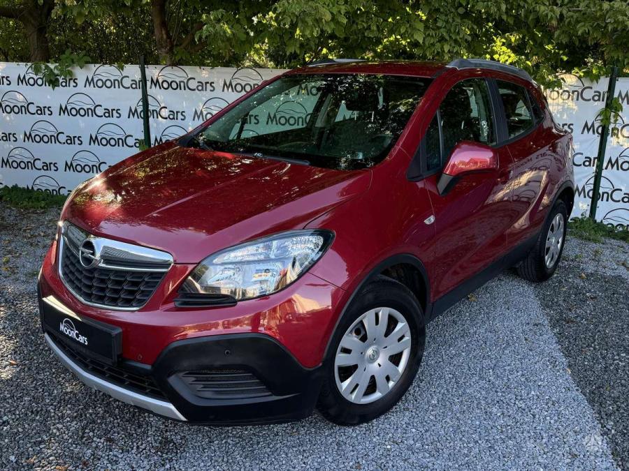 Sarkans Opel Mokka 2014 Viļņa, ar dzinēja tilpumu 1.60 L un nobraukumu 179 tūkst. km par 6200 €, foto 1 vietnē AUTOMOTO.COM.LV
