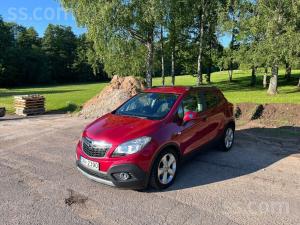 Красный Опель Mokka 2014 в Лимбажи, объемом двигателя 1.40 л и пробегом 197 тыс. км за 4200 €, фото  на AUTOMOTO.COM.LV