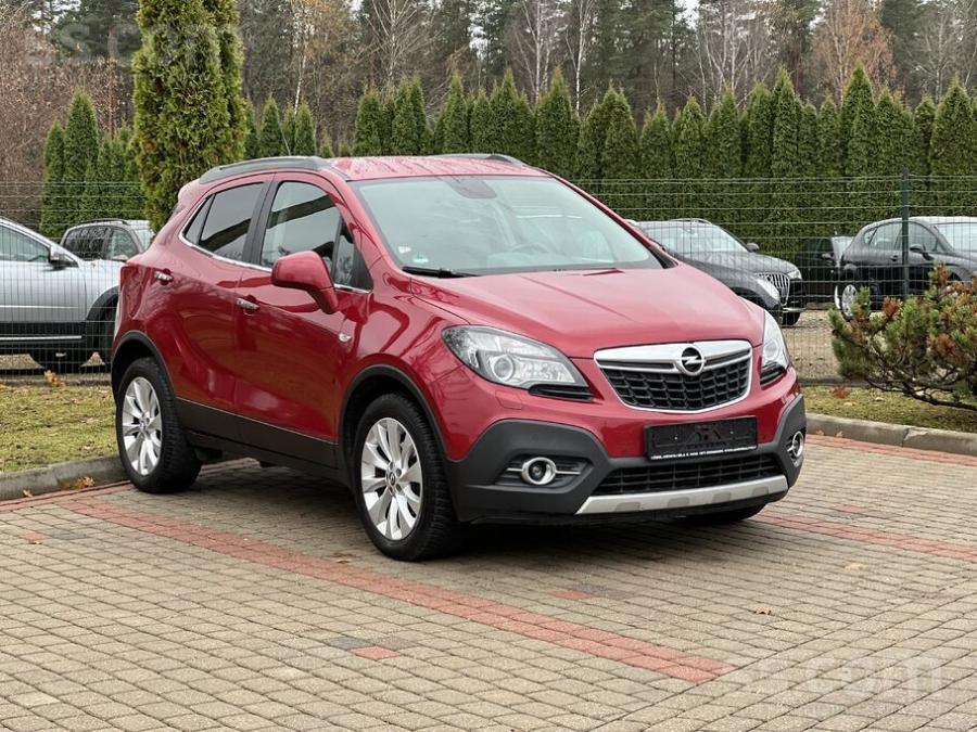 Red Opel Mokka 2015 in Cesis, with an engine capacity of 1.70 L and mileage of 202 thousand km for 8150 €, photo 4 on AUTOMOTO.COM.LV