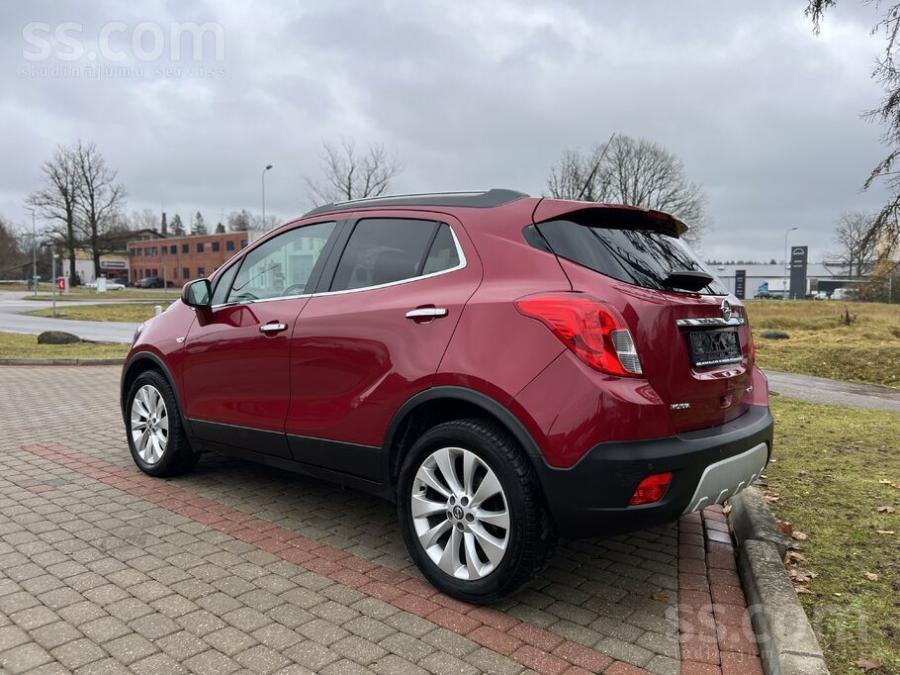 Red Opel Mokka 2015 in Cesis, with an engine capacity of 1.70 L and mileage of 202 thousand km for 8150 €, photo 5 on AUTOMOTO.COM.LV