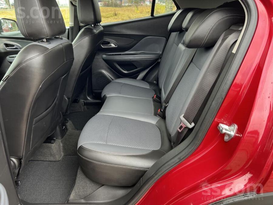 Red Opel Mokka 2015 in Cesis, with an engine capacity of 1.70 L and mileage of 202 thousand km for 8150 €, photo 14 on AUTOMOTO.COM.LV