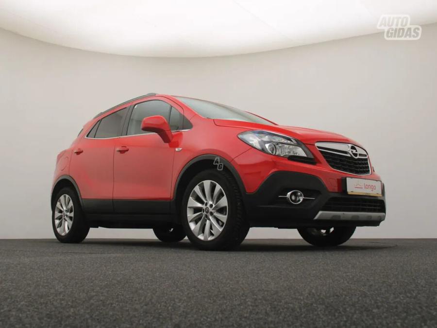 Red Opel Mokka 2015 in Vilnius, with an engine capacity of 1.60 L and mileage of 147 thousand km for 9499 €, photo 11 on AUTOMOTO.COM.LV