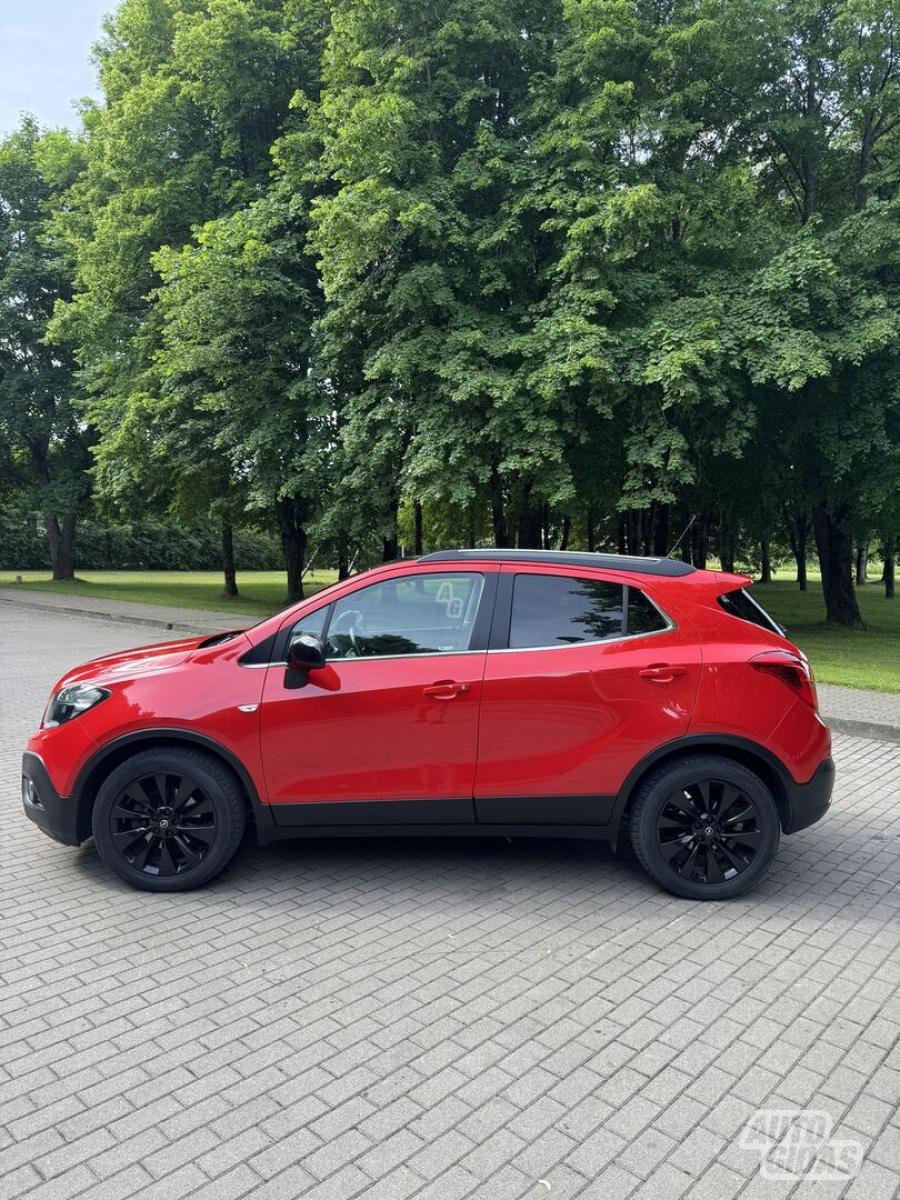 Red Opel Mokka 2016 in Taurage, with an engine capacity of 1.60 L and mileage of 216 thousand km for 7300 €, photo 7 on AUTOMOTO.COM.LV