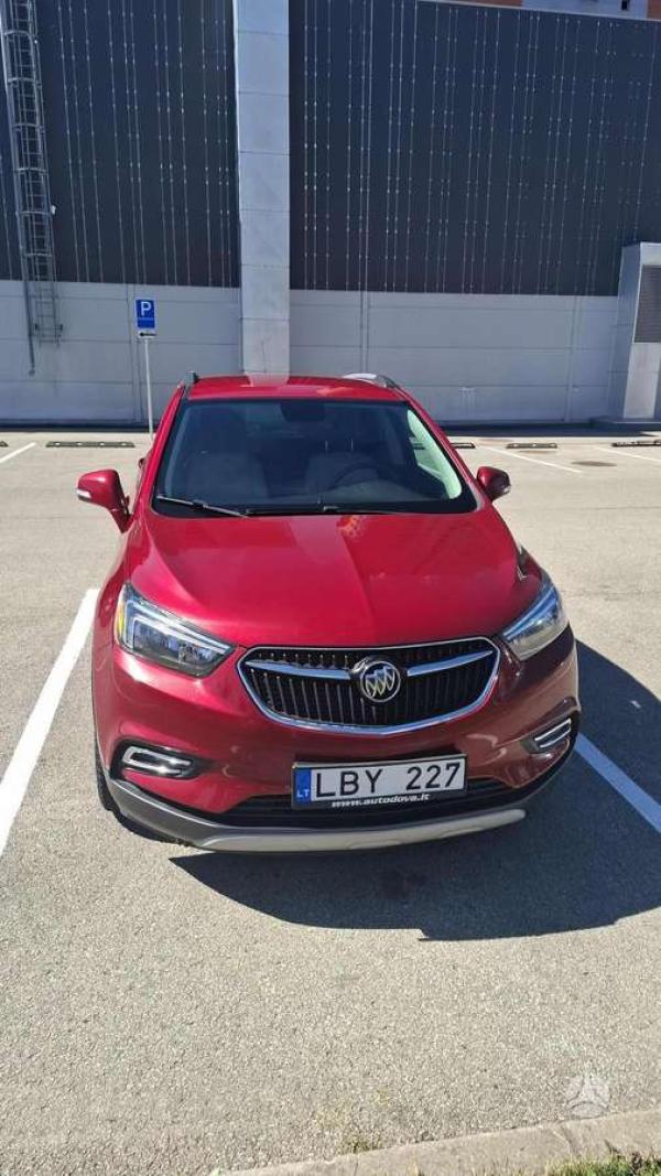 Red Opel Mokka 2018 in Klaipeda, with an engine capacity of 0.00 L and mileage of 80 thousand km for 9800 €, photo 1 on AUTOMOTO.COM.LV