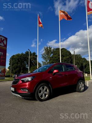 Red Opel Mokka 2018 in Riga, with an engine capacity of 1.60 L and mileage of 82 thousand km for 10400 €, photo 3 on AUTOMOTO.COM.LV