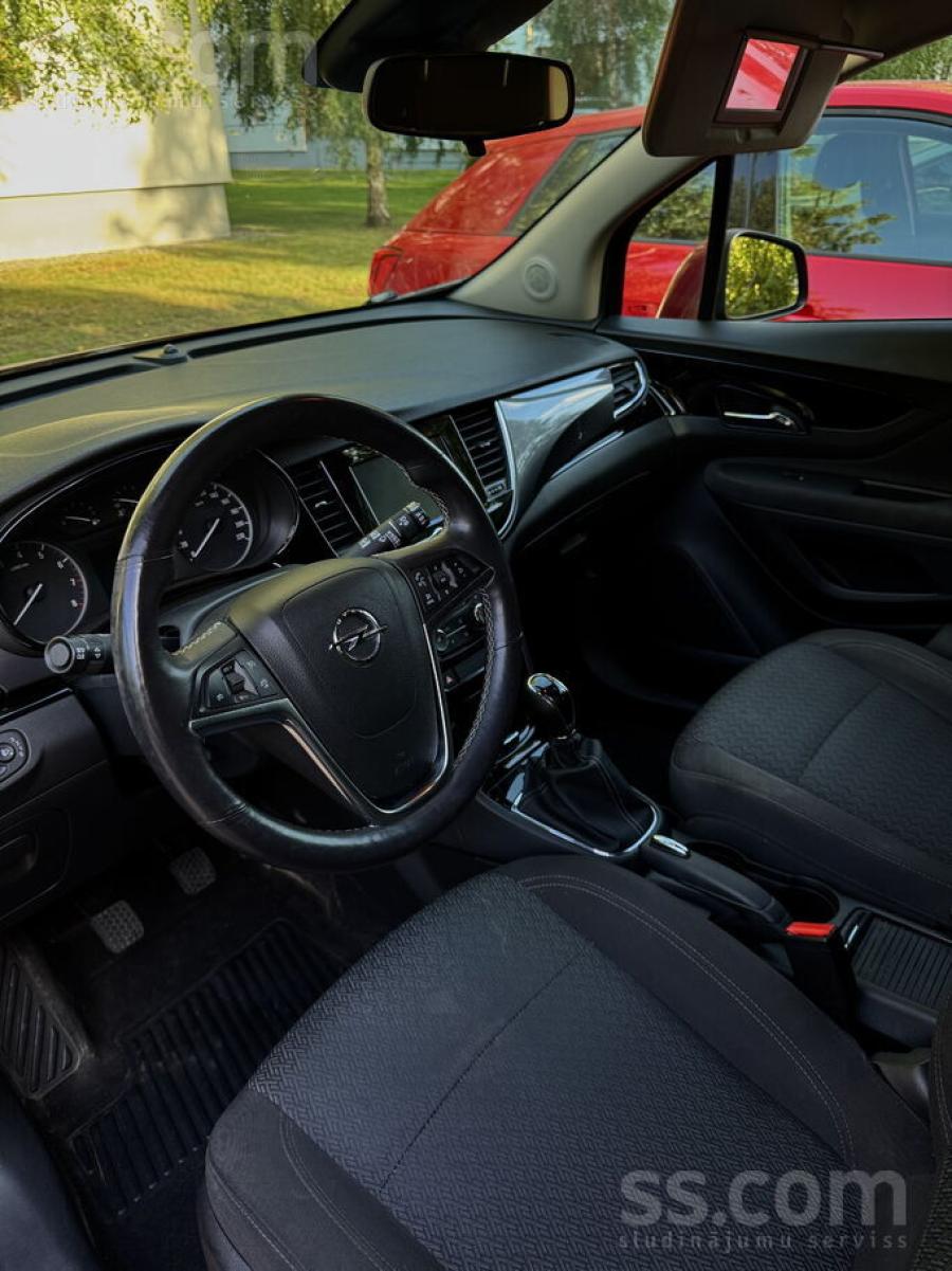 Red Opel Mokka 2018 in Riga, with an engine capacity of 1.60 L and mileage of 82 thousand km for 10400 €, photo 16 on AUTOMOTO.COM.LV