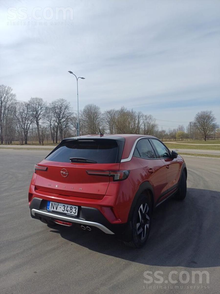 Red Opel Mokka 2022 in Riga, with an engine capacity of 1.20 L and mileage of 31 thousand km for 16000 €, photo 3 on AUTOMOTO.COM.LV
