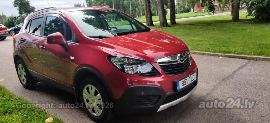 Red Opel Mokka 2014 in Tartu, with an engine capacity of 1.60 L and mileage of 149 thousand km for 4950 €, photo 1 on AUTOMOTO.COM.LV