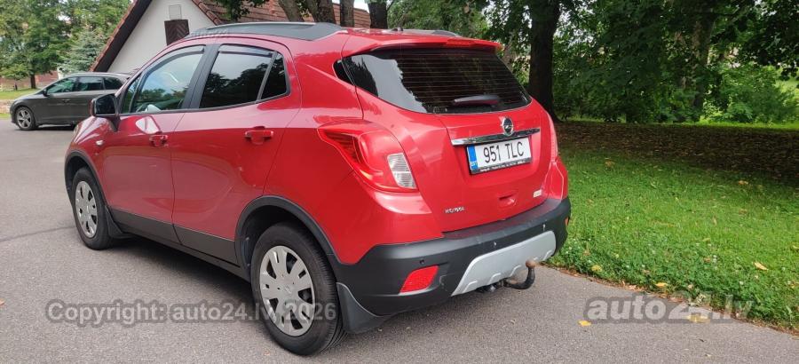 Red Opel Mokka 2014 in Tartu, with an engine capacity of 1.60 L and mileage of 149 thousand km for 4950 €, photo 3 on AUTOMOTO.COM.LV